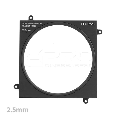 DULENS Low Pass Filter OLPF Filter For MF60 Lens Test Projector
