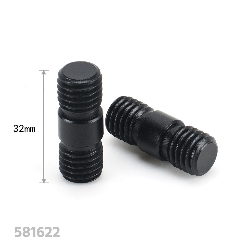 CGPro 15mm Aluminum Rod Extension M12 Thread 4-18 inch (Pair) Support ...