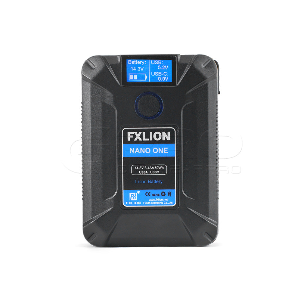 FXLION Nano One Pocket 50Wh 14.8V V-Mount Lithium-Ion V-Lock Battery ...