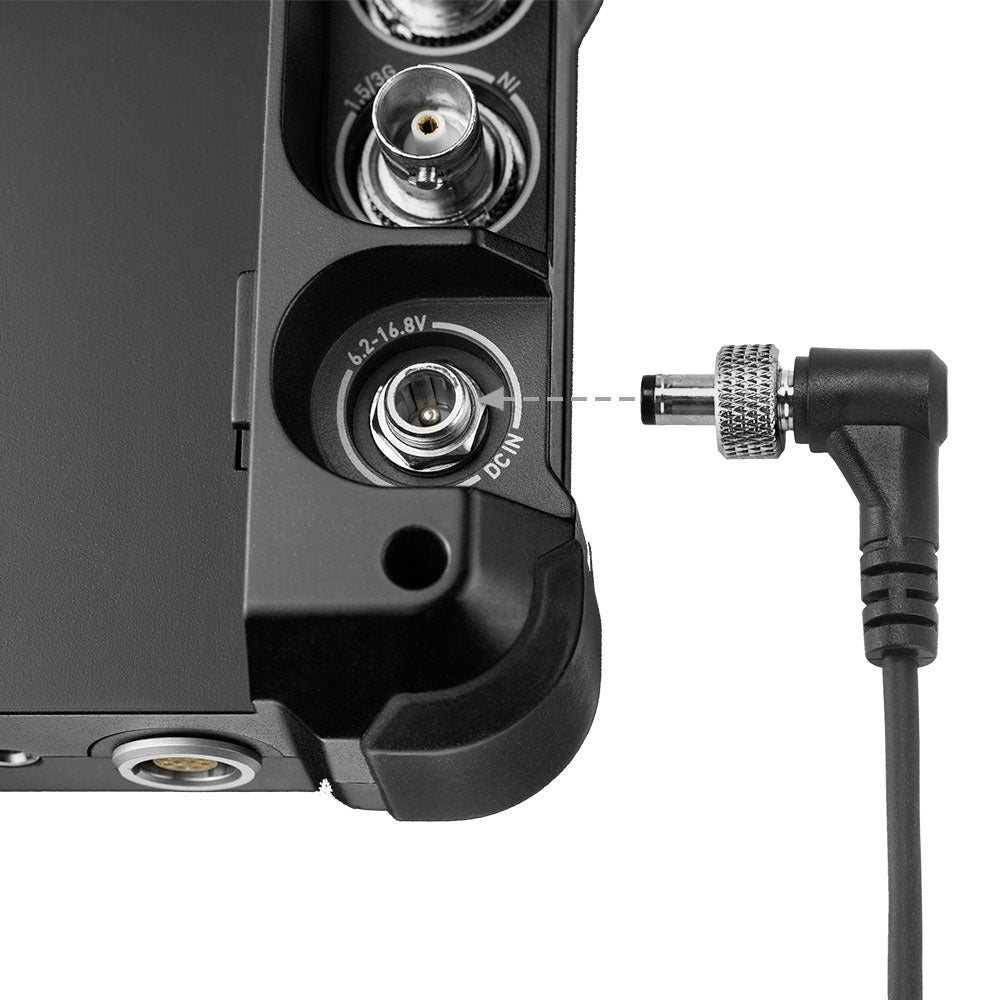 CGPro Coiled D-Tap Male to DC 5.5x2.5mm Locking Cable