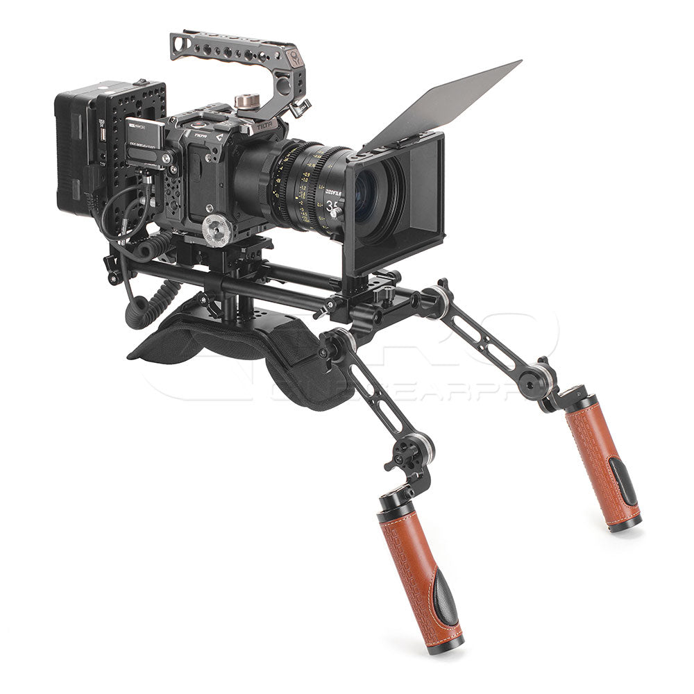 CGPro Pro Camcorder Shoulder Rig With Manfrotto QR Base Plate & ARRI ...
