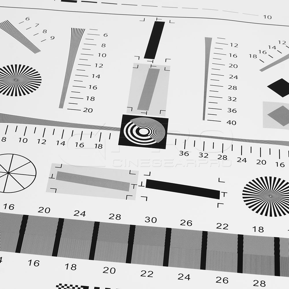 ISO 12233 2X Enhanced Resolution Test Chart 765x475mm