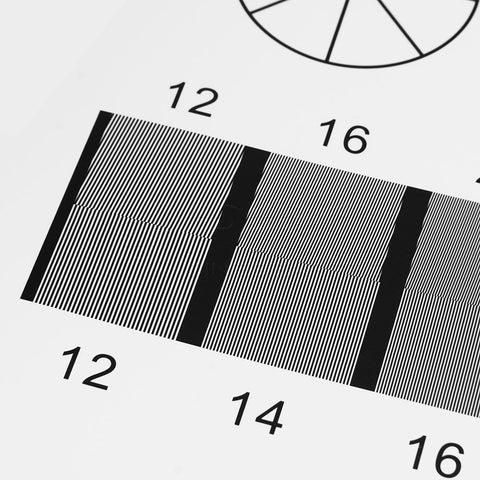 ISO 12233 2X Enhanced Resolution Test Chart 765x475mm