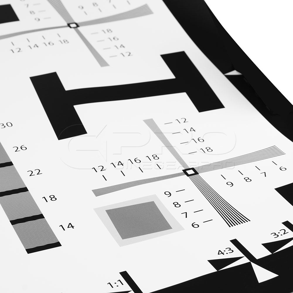 ISO 12233 2X Enhanced Resolution Test Chart 765x475mm