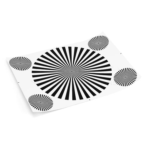 Lens Backfocus Test Chart 400x300mm 36 cycles with corner stars