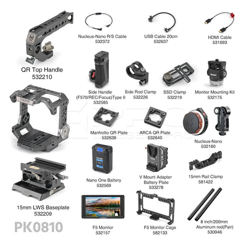 TiLTA TA-T05 ZCAM E2/E2C/E2G Cage Rig System TiLTAING