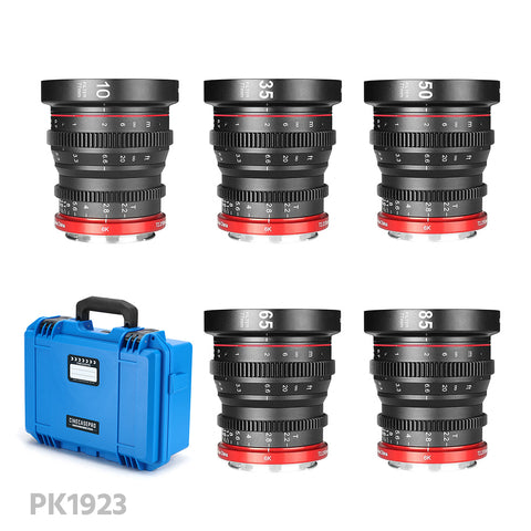 MEIKE Mini Prime Manual Focus Cinema 5 Lens Kit RF Mount