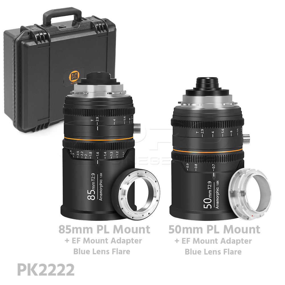 BLAZAR (Great Joy) 1.8X Anamorphic Dual Lens Bundle 35mm/50mm/85mm PL&EF/RF/L/E Mount