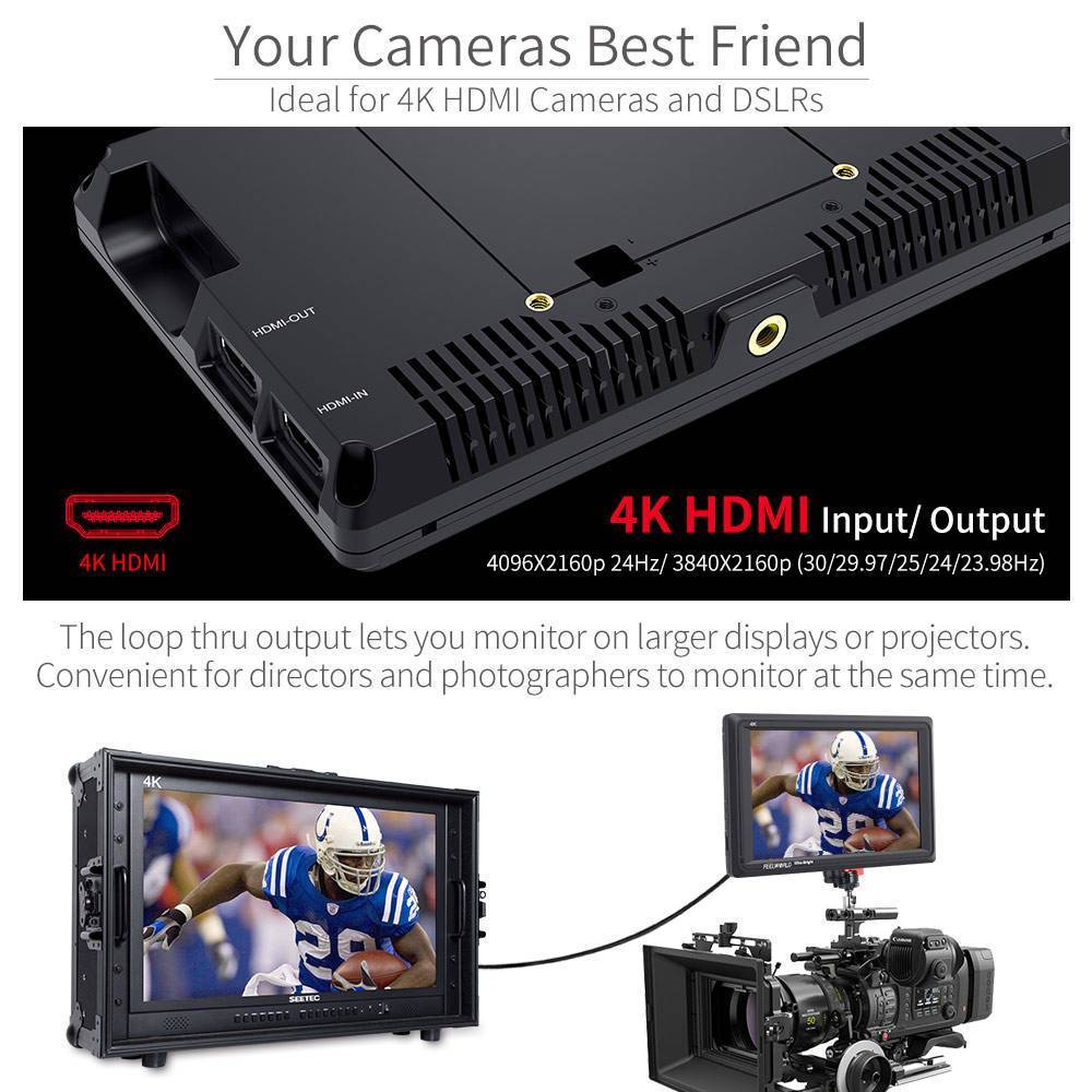 FEELWORLD FW279 7 Inch Ultra Bright 2200nit Daylight Viewable Field ...