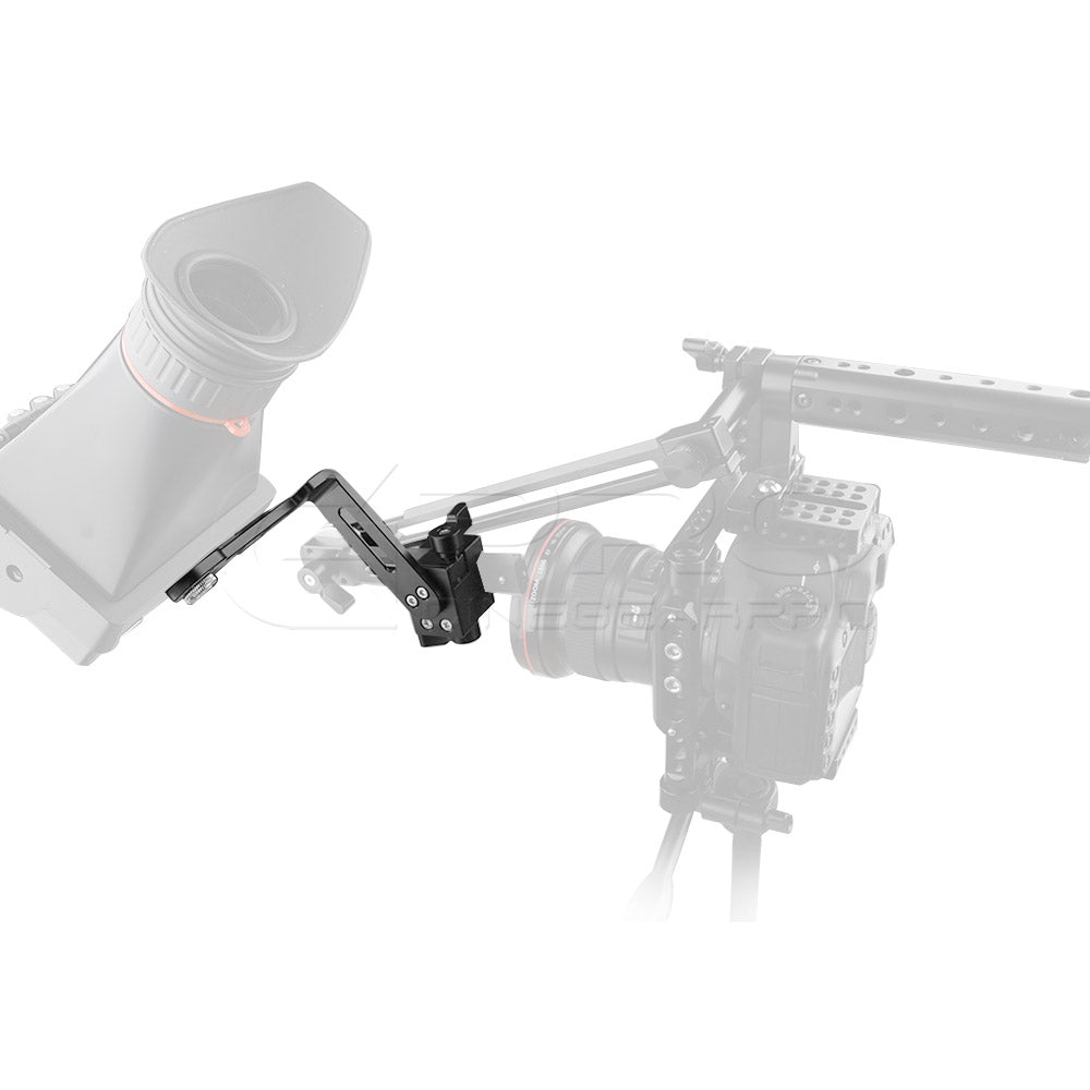 CGPro EVF Mount LCD Monitor Support with 15mm Rod Clamp EVF Mounts ...